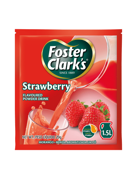 Strawberry Flavoured Powder Drink 20g - Foster Clark Products Ltd