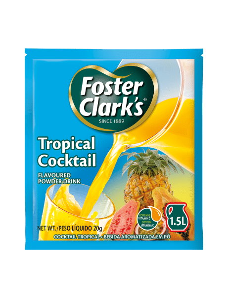 Tropical Cocktail Flavoured Powder Drink 20g - Foster Clark Products Ltd