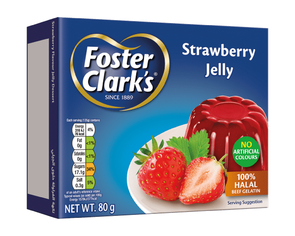 Strawberry Flavour 80g - Foster Clark Products Ltd