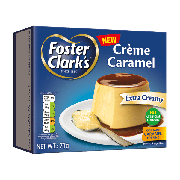 Crème Caramel Extra Creamy 71g - Foster Clark Products Ltd
