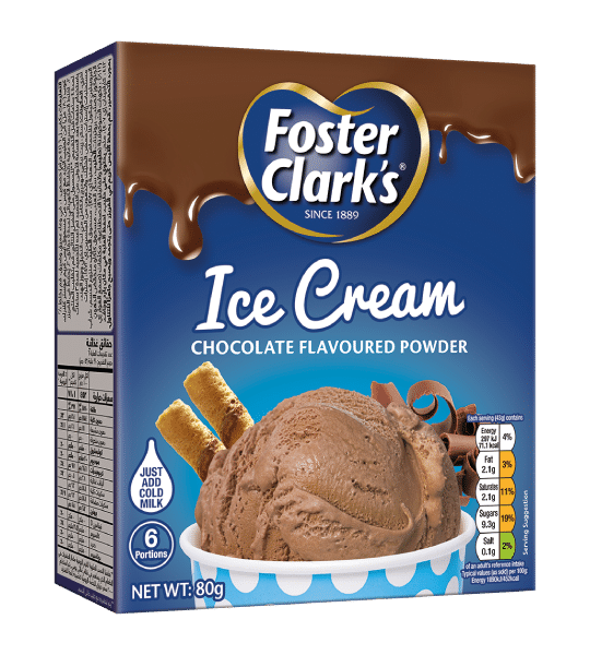 Chocolate Ice Cream Mix 80g - Foster Clark Products Ltd