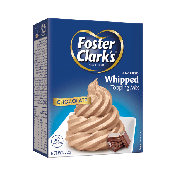 Chocolate Flavoured Whipped Topping Mix 72g - Foster Clark Products Ltd